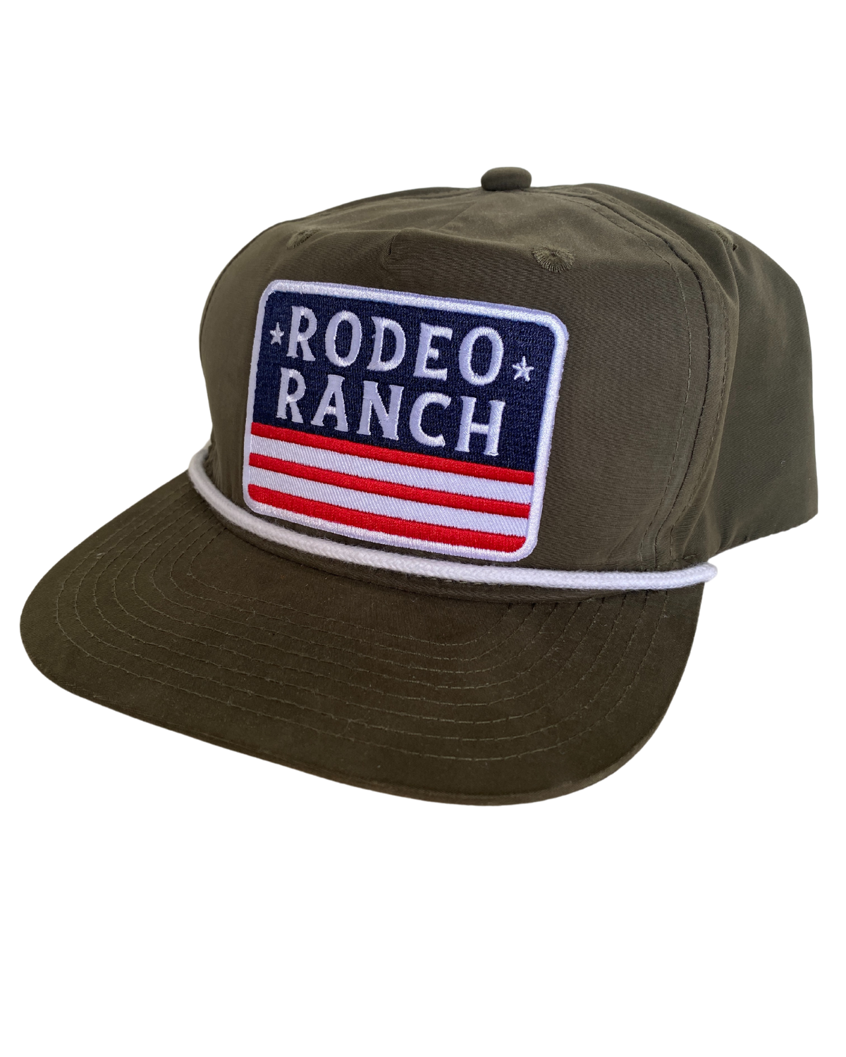 Rodeo Ranch Flag Golf Hat - Olive – Rodeo Ranch Wholesale