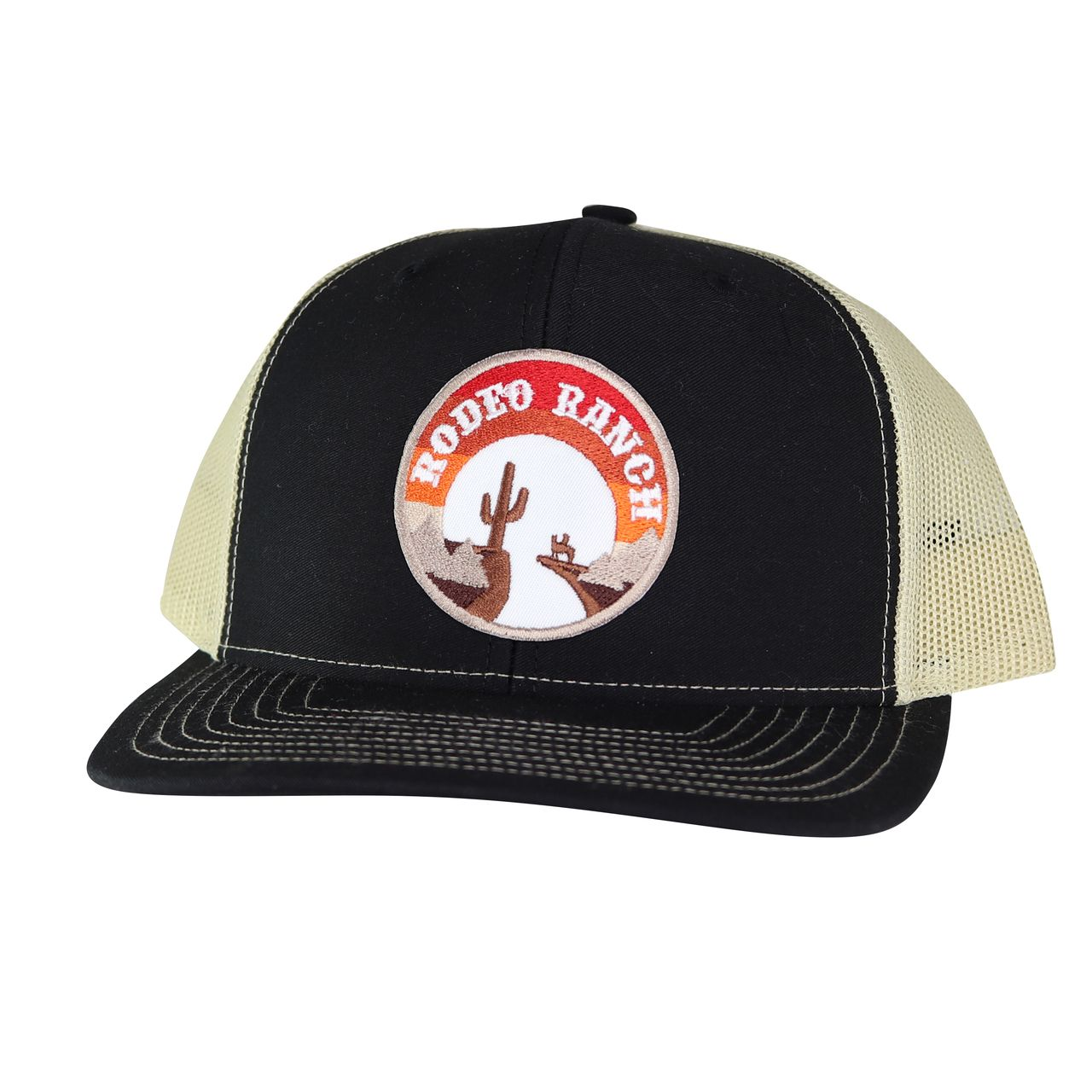 Rodeo Ranch Out West Hat - Black and Khaki – Rodeo Ranch Wholesale